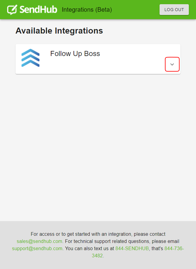 Integrating Follow Up Boss with SendHub – SendHub